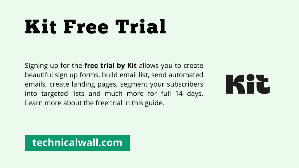 ConvertKit Free Trial: Try for 14 Days (No Credit Card Required)