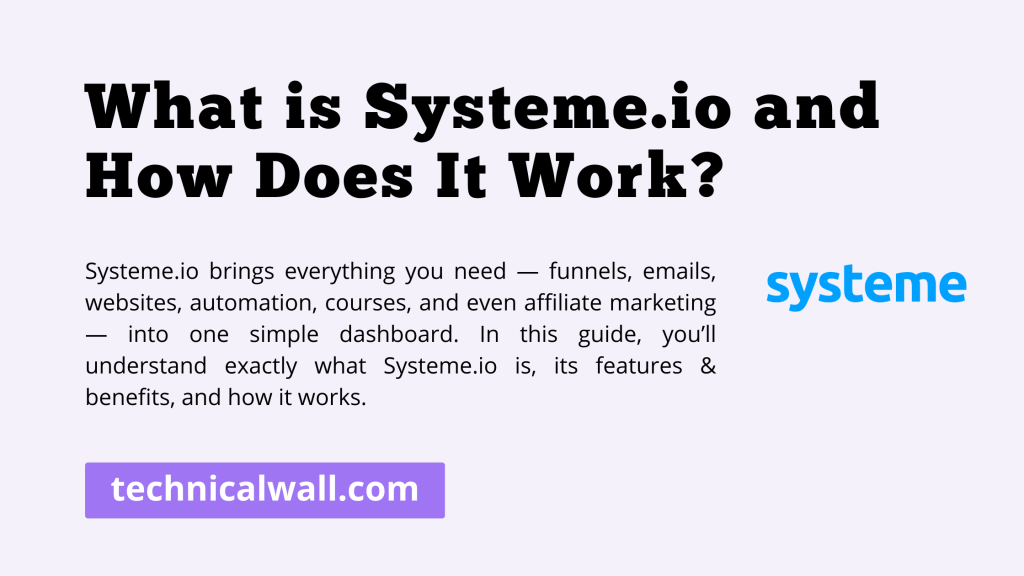 What is Systeme.io and How Does It Work? (Complete 2026 Guide ...