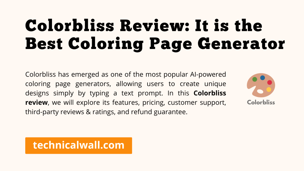 Colorbliss Review: Is it the Best AI Coloring Page Generator [A 2026 ...